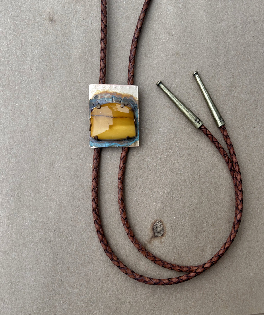 Yellow Jasper Bolo Tie – Semplice Designs